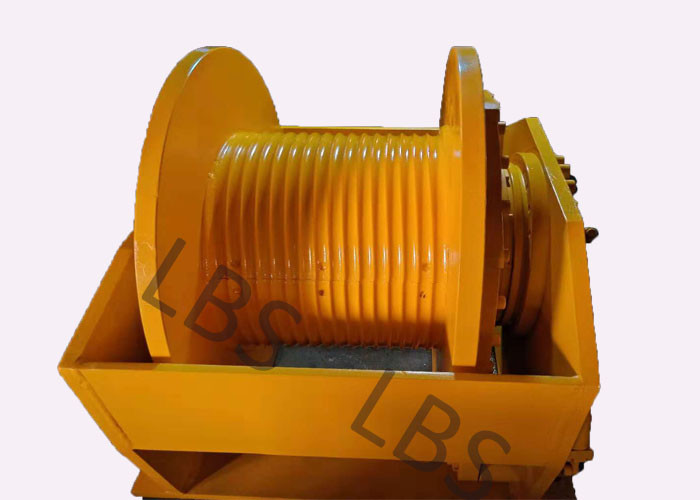 Warna Kuning Kapstan Hidraulik Untuk Alat Angkat Daya Tarik